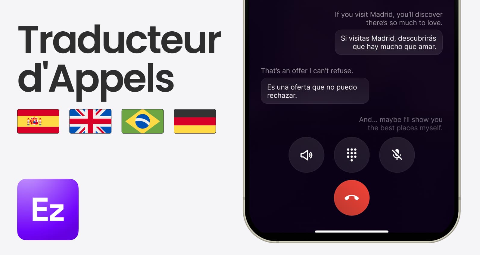 Meilleure application de traduction en temps réel pour appels, réunions ...